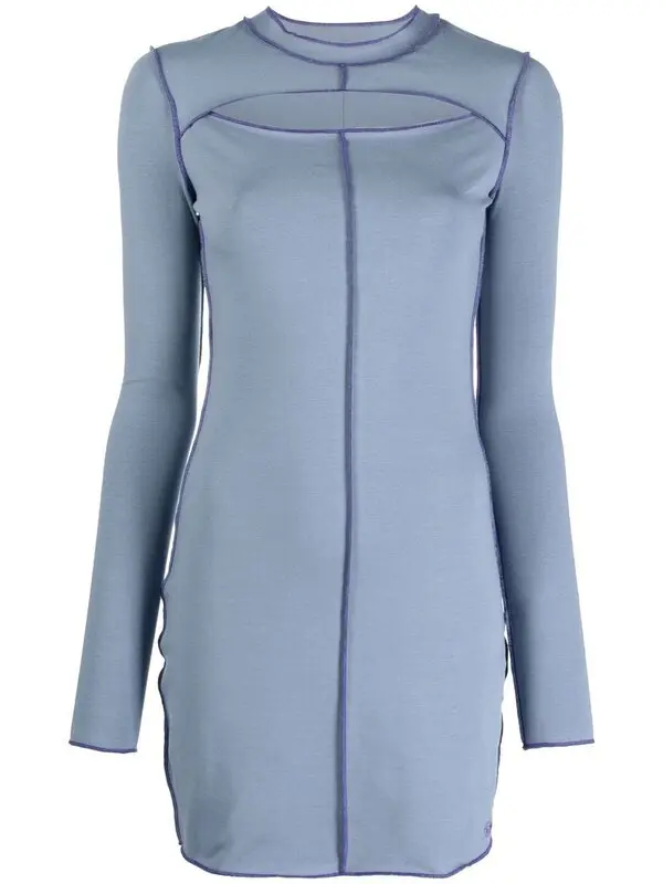 DIESEL® Cut-out Detail Mini Dress