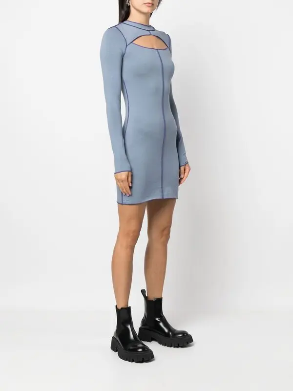 DIESEL® Cut-out Detail Mini Dress