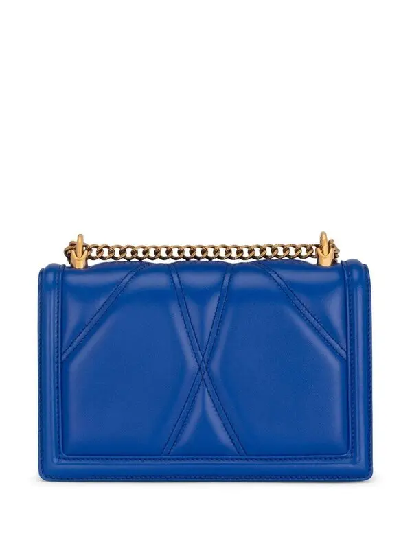 Dolce & Gabbana Medium Devotion Shoulder Bag - Blue