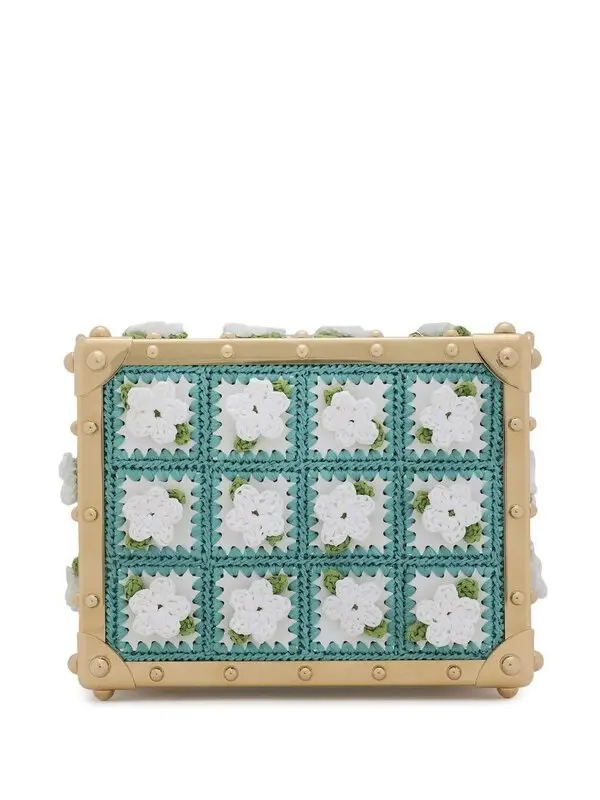 Dolce & Gabbana Dolce Box Raffia Top-handle Bag