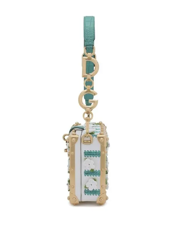 Dolce & Gabbana Dolce Box Raffia Top-handle Bag
