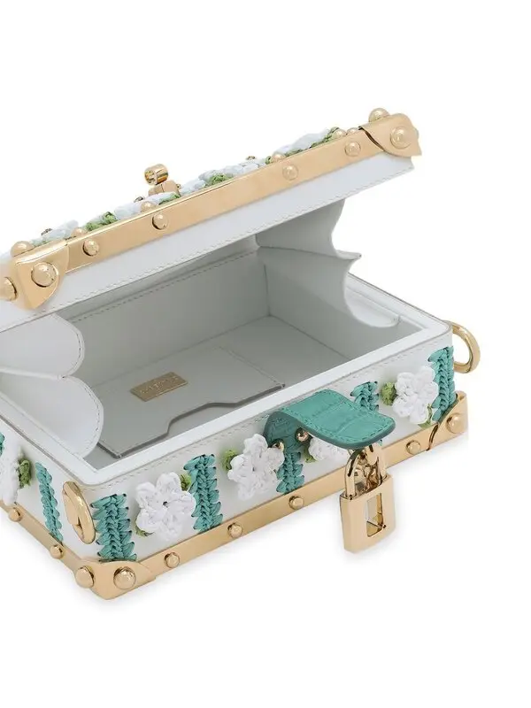 Dolce & Gabbana Dolce Box Raffia Top-handle Bag
