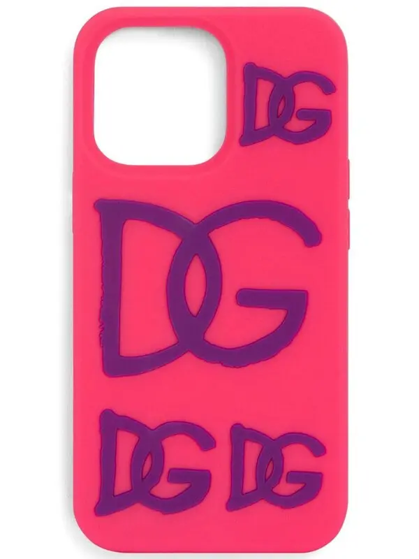 Dolce & Gabbana Dg Logo-Print Iphone 13 Pro Case In Pink - 40% Off