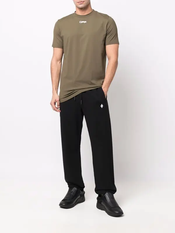 COUNTY OF MILAN Logo-embroidered Track Pants - Black
