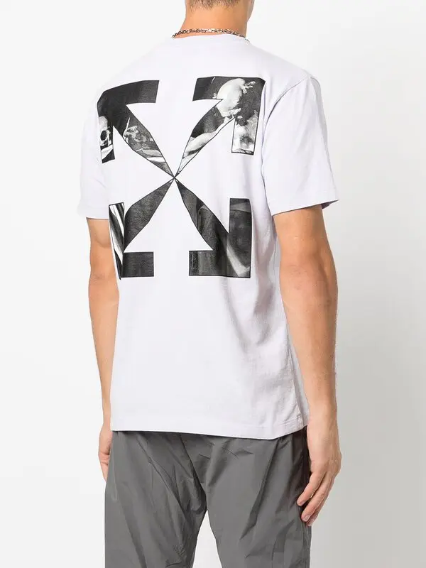 Off-White Arrows-print T-shirt - Purple