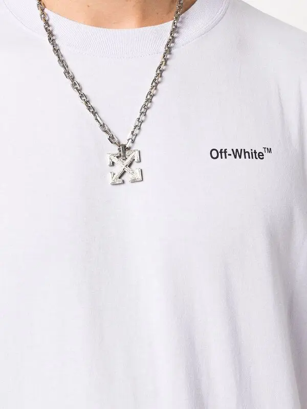 Off-White Arrows-print T-shirt - Purple