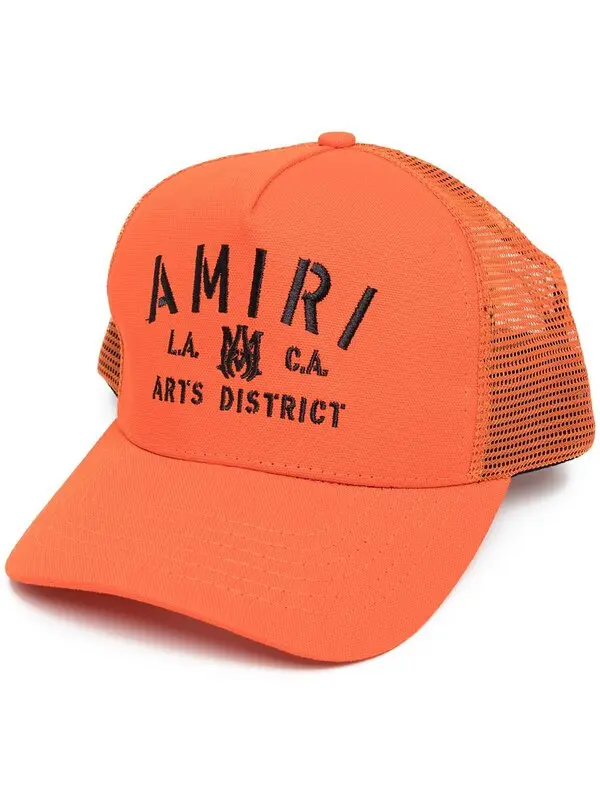Amiri Logo Embroidered Trucker Hat