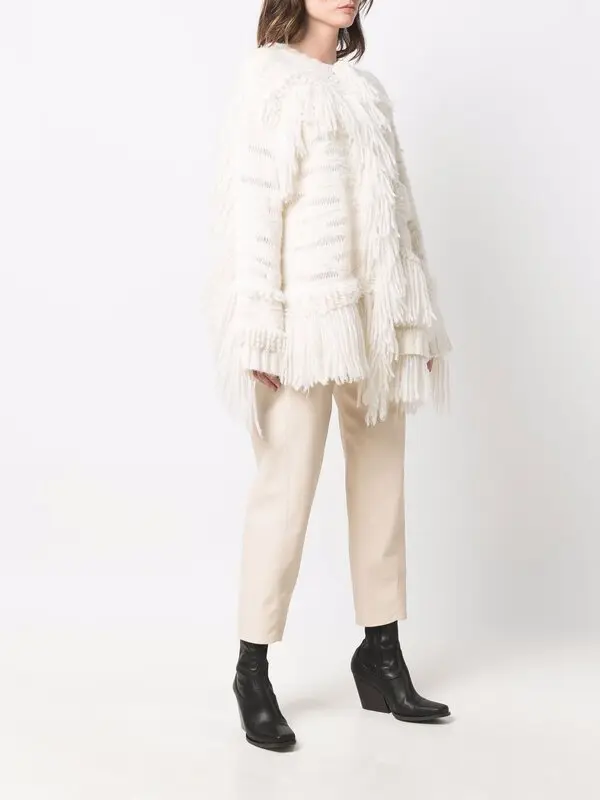 Stella McCartney Oversized Fringed Jumper