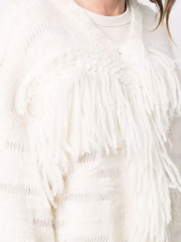 Stella McCartney Oversized Fringed Jumper