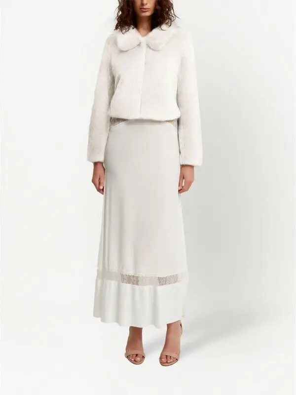 UNREAL FUR Tirage Cropped Jacket - White