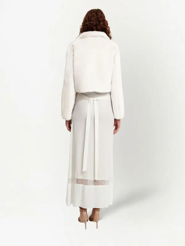UNREAL FUR Tirage Cropped Jacket - White