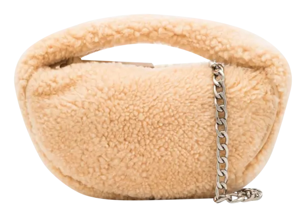By Far Baby Cush Shearling Mini Bag