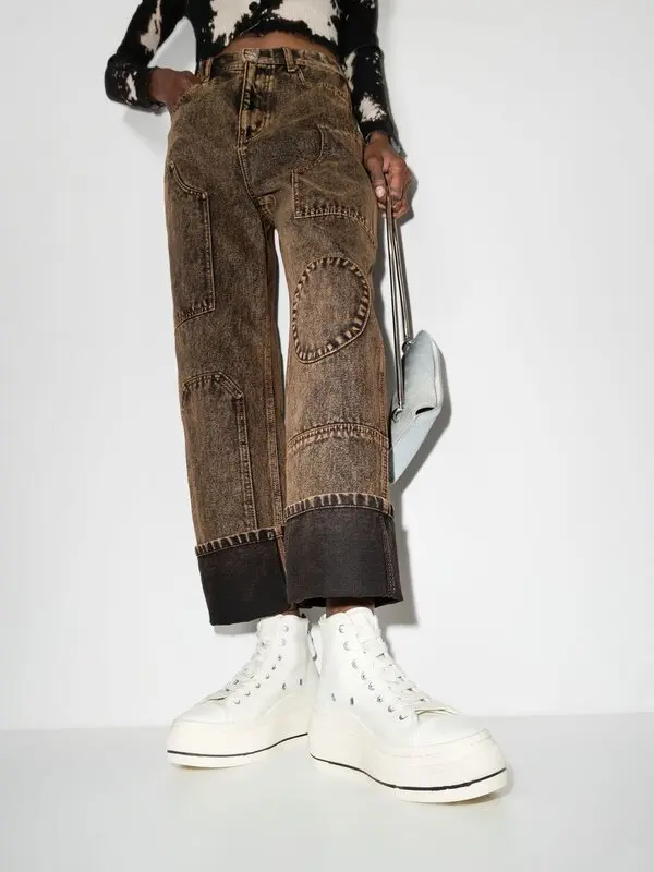 R13 High-top Platform Sneakers - Neutrals