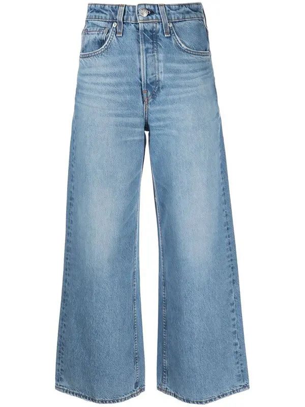 Rag & Bone Maya Wide-leg Jeans - Blue