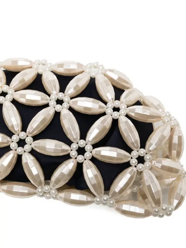 0711 TBILISI Pearl Embellished Clutch