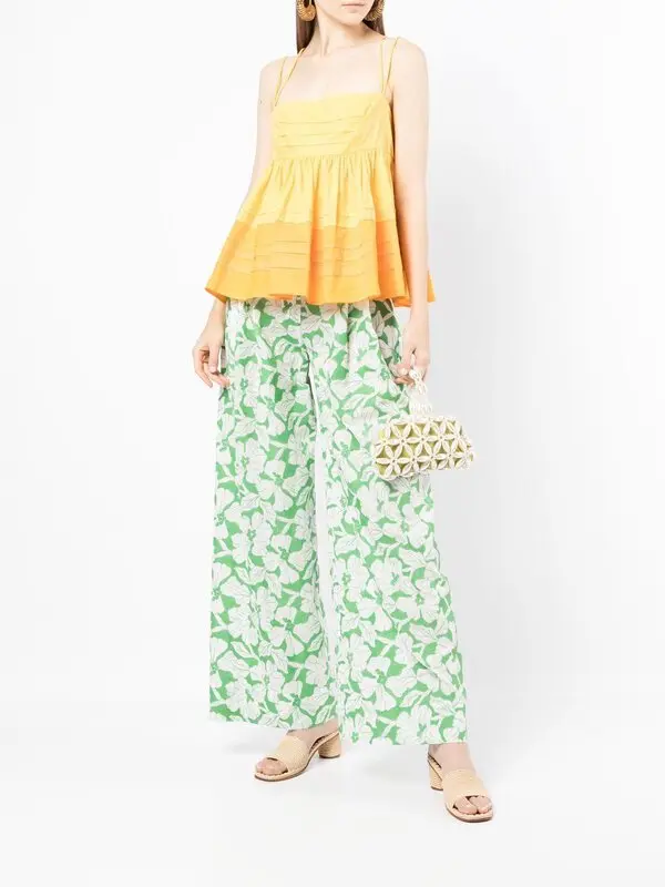 0711 TBILISI Pearl Embellished Tote Bag - Yellow