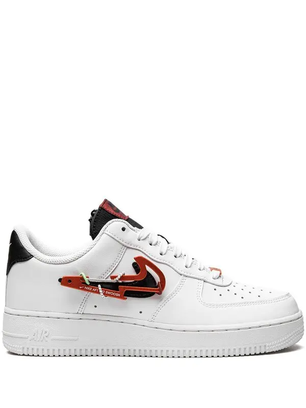Nike Air Force 1 Low Carabiner Swoosh Sneakers - White