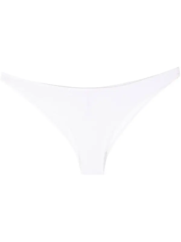 CHIARA FERRAGNI Eyelike-motif Stretch-cotton Thong - White
