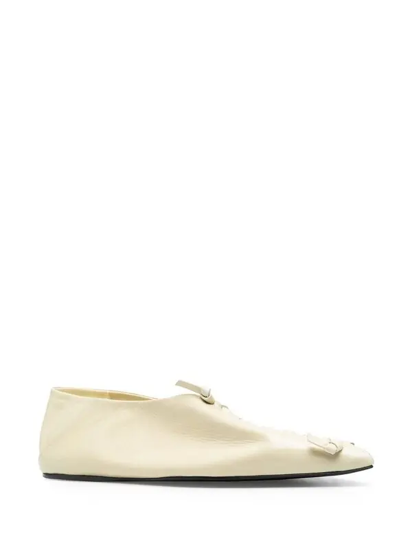 JIL SANDER Whipstitch-detail Ballerina Shoes