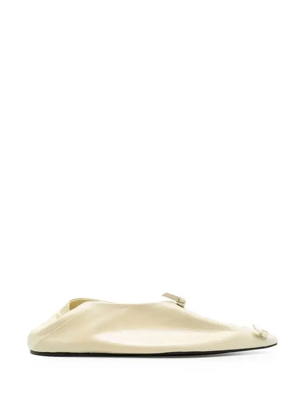 JIL SANDER Whipstitch-detail Ballerina Shoes