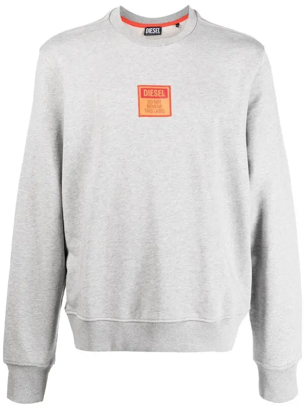 DIESEL® S-ginn-e2 Logo-appliqué Sweatshirt