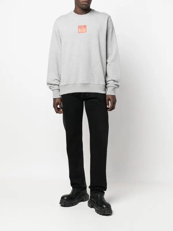DIESEL® S-ginn-e2 Logo-appliqué Sweatshirt