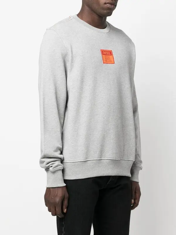 DIESEL® S-ginn-e2 Logo-appliqué Sweatshirt