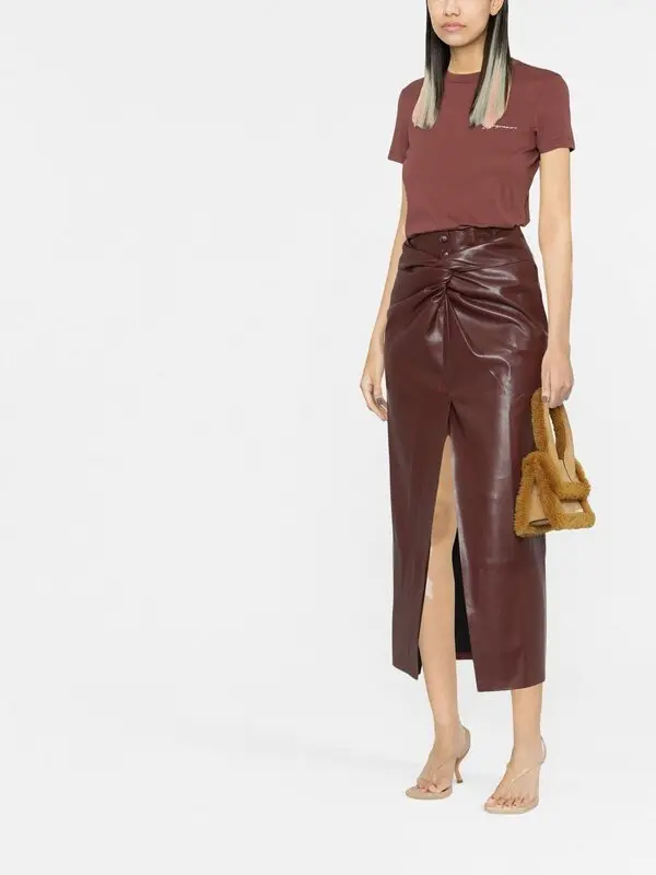 Jacquemus Le T-shirt Brode Logo-embroidered Top