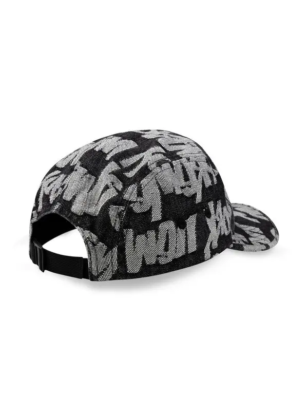 Supreme Jacquard Denim Cap - Black | Editorialist