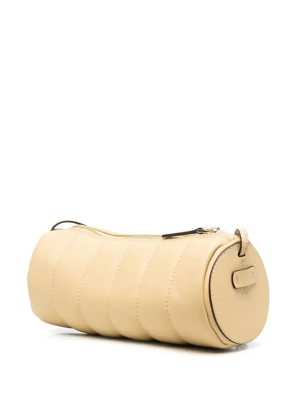 Manu Atelier Padded Cylinder Shoulder Bag - Neutrals