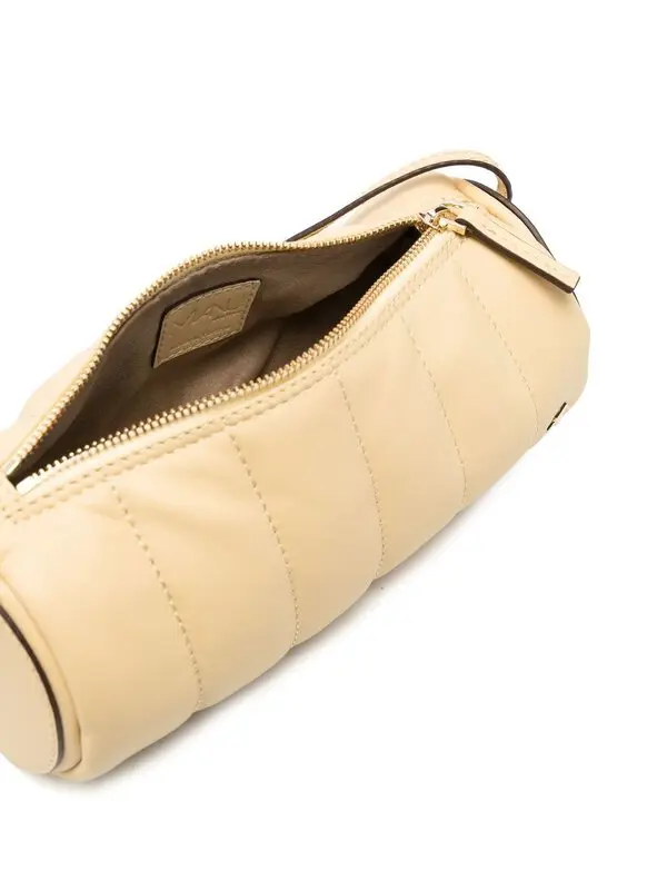 Manu Atelier Padded Cylinder Shoulder Bag - Neutrals