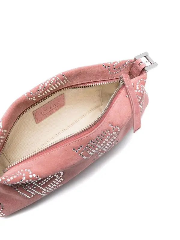 By Far Rachel Logo-studded Shoulder Bag - Pink