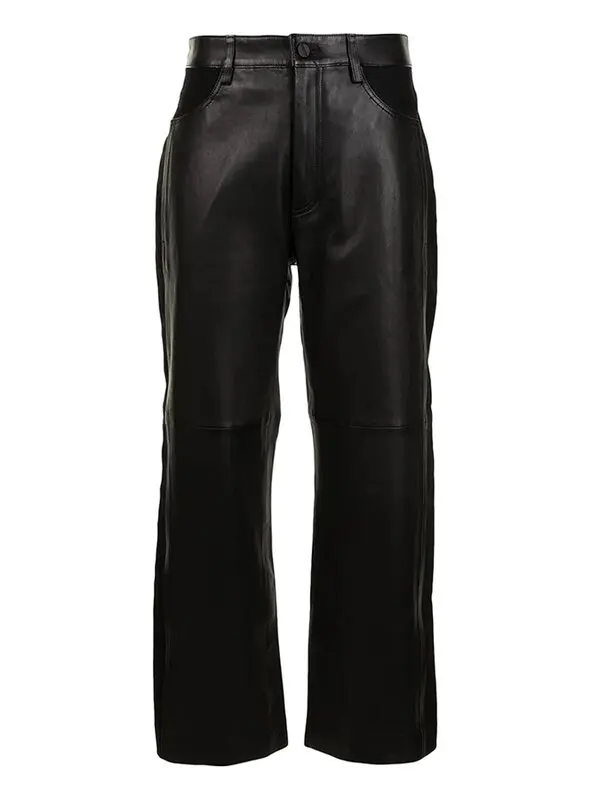 Rag & Bone Alex Distressed High-rise Straight-leg Organic Jeans