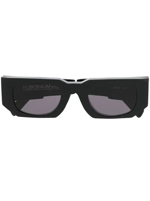 KUBORAUM Rectangle-frame Sunglasses - Black