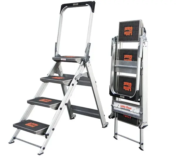 LITTLE GIANT Four-step Safety Step Ladder