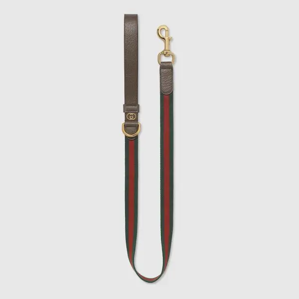 Gucci Web Pet Leash - Brown