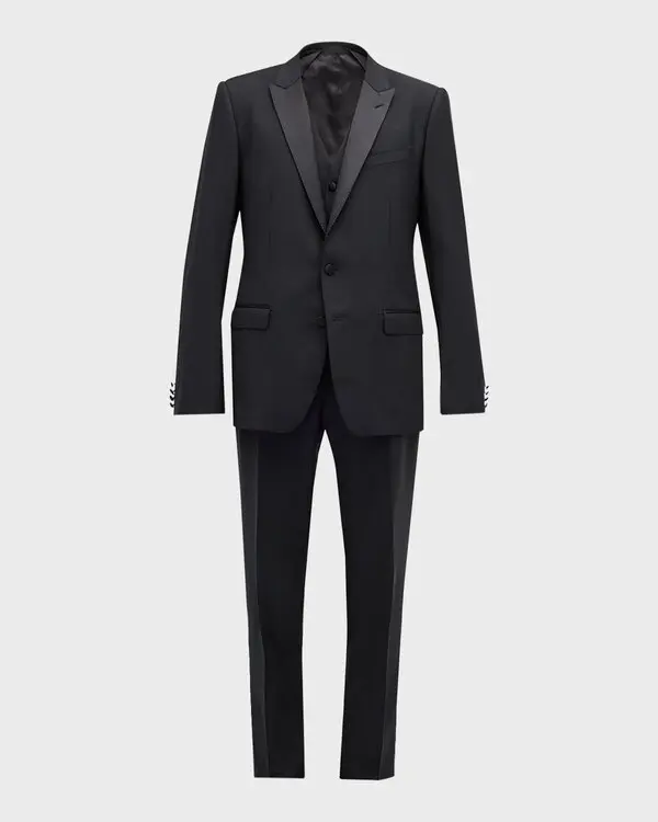 Dolce & Gabbana Martini Two-piece Tuxedo With Vest - Black