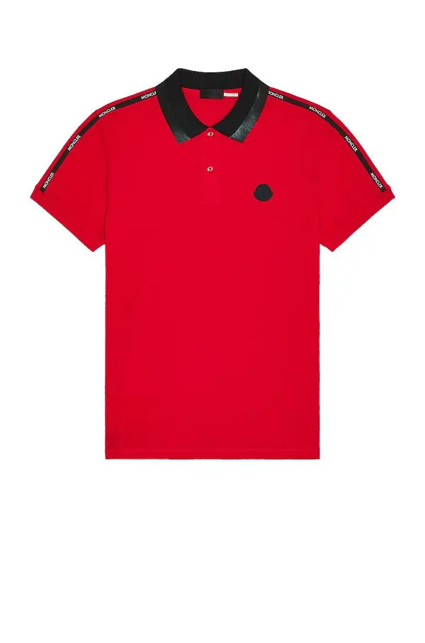 Moncler Matt Black Polo