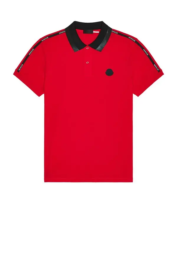 Moncler Matt Black Polo