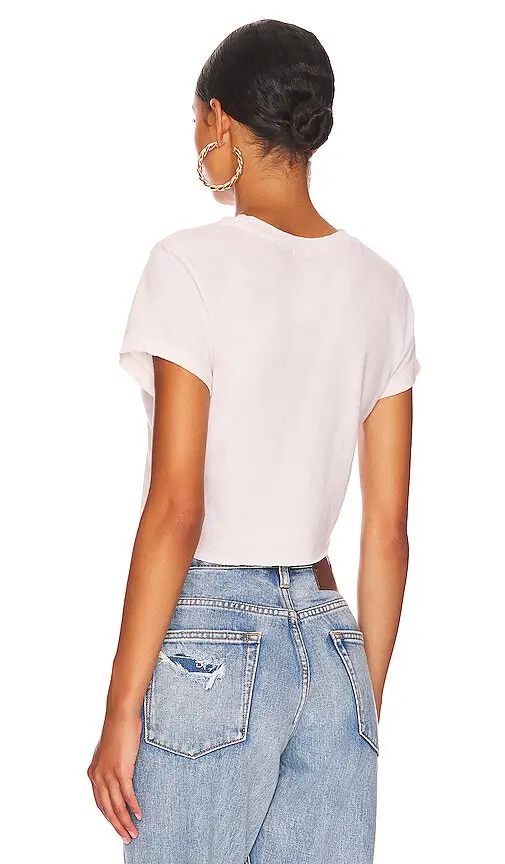 RE/DONE X Hanes Cropped 60's Slim Tee