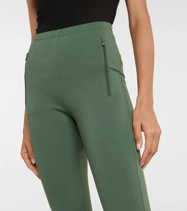 Wardrobe.NYC Side Split High-rise Leggings - Green