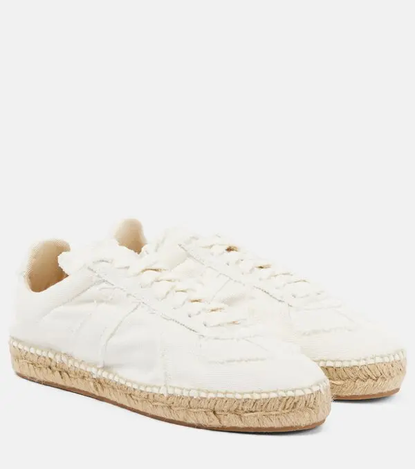 MAISON MARGIELA Canvas Espadrille Sneakers - White