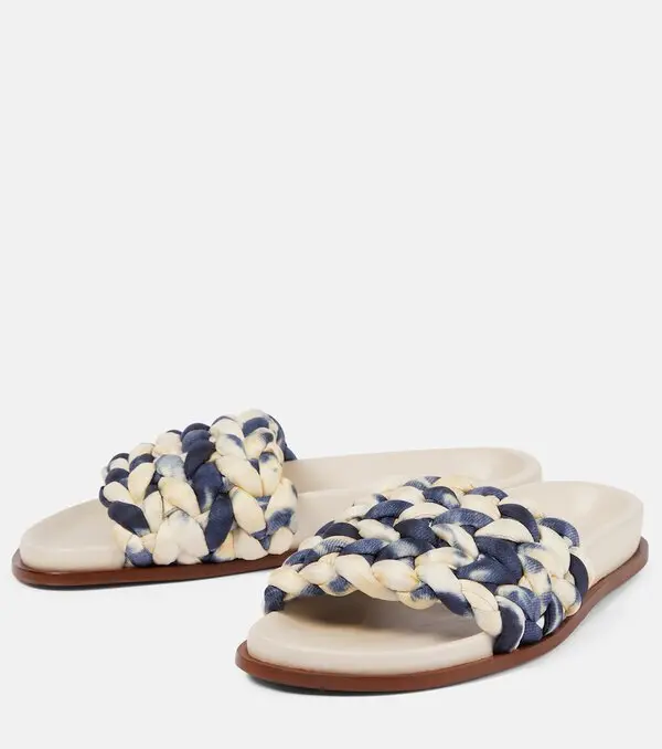Chloé Kacey Tie-dye Woven Slides