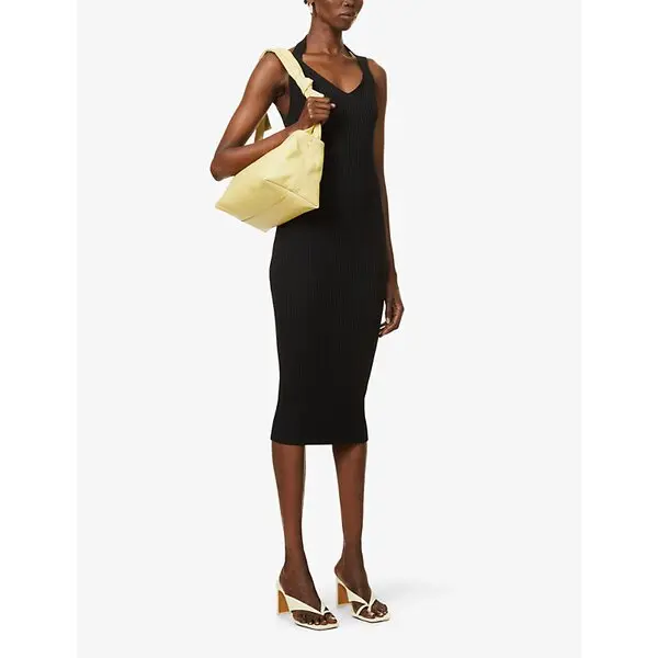 Simkhai Miriam V-neck Knitted Midi Dress