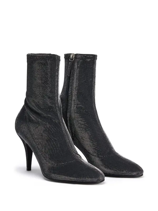 GIUSEPPE ZANOTTI 85mm Felicienne Ankle Boots - Silver