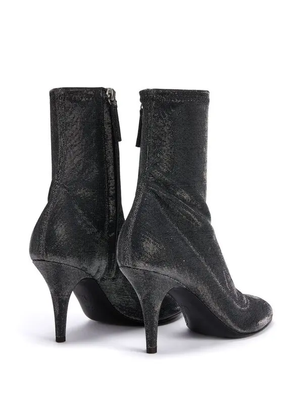 GIUSEPPE ZANOTTI 85mm Felicienne Ankle Boots - Silver