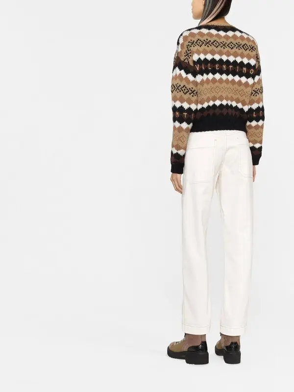 Brunello Cucinelli Contrast-stitching Straight-leg Jeans