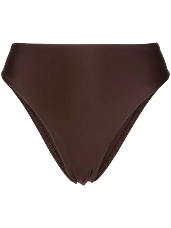 Matteau High-leg Bikini Bottom - Brown