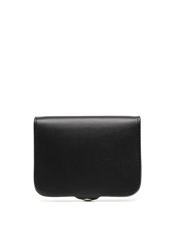 A.p.c. Snap-fastening Leather Wallet