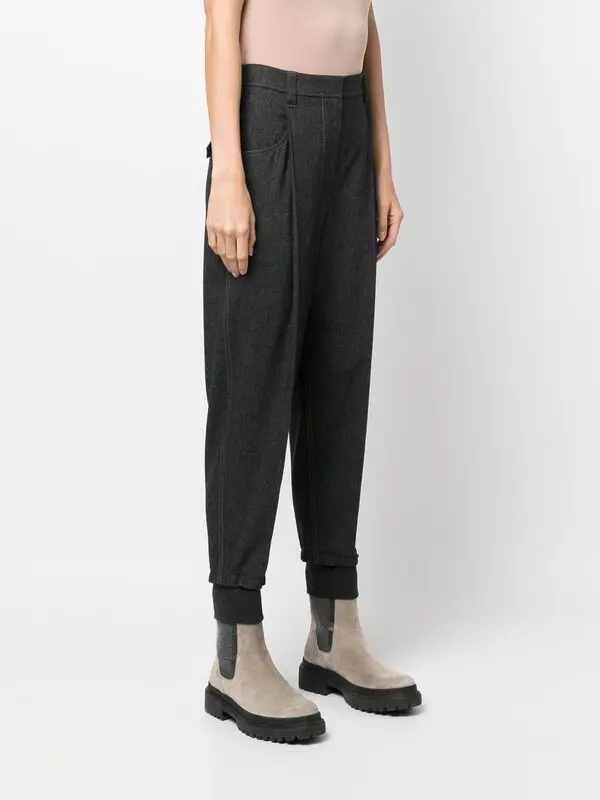 Brunello Cucinelli Tapered-leg Tailored Trousers